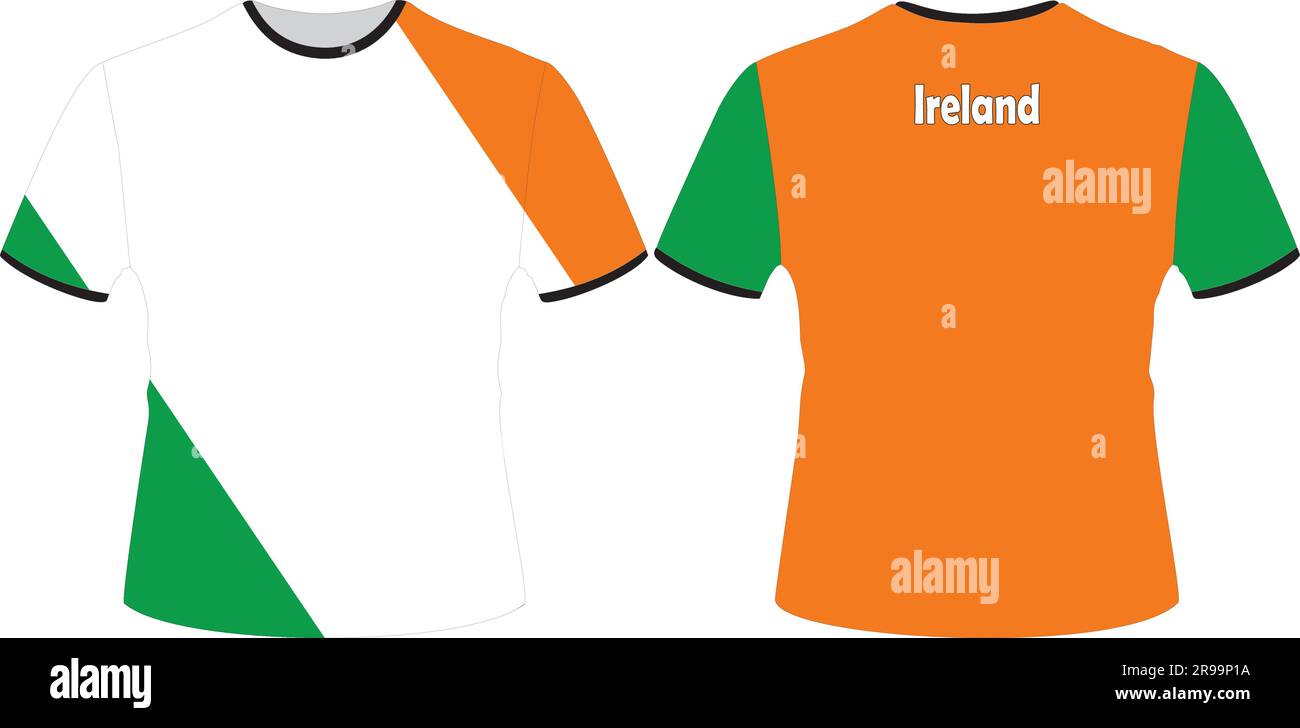 T Shirts Design with Ireland Flag Vector Stock Vector Image & Art - Alamy