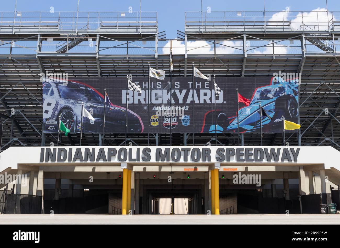 Indianapolis - June 24, 2023: Indianapolis Motor Speedway Gate Two ...