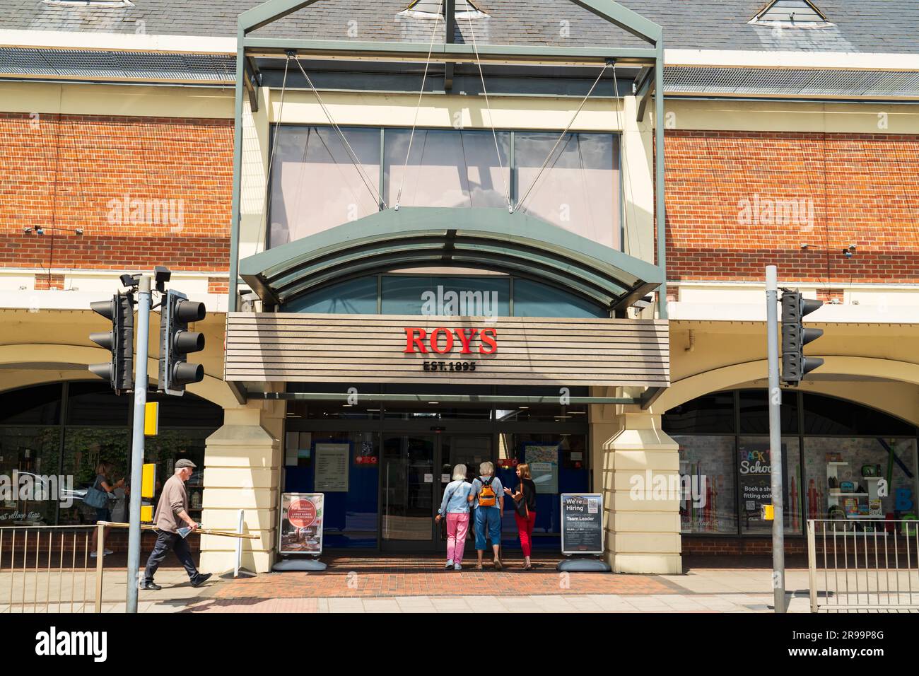 Wroxham, North Norfolk, UK - June 21st 2023: Frontage of Roy's of ...