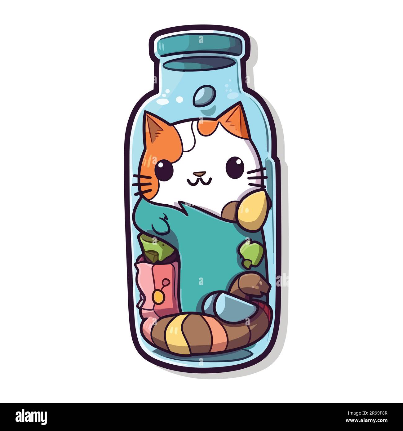 Cartoon pink drink bottle hi-res stock photography and images - Alamy