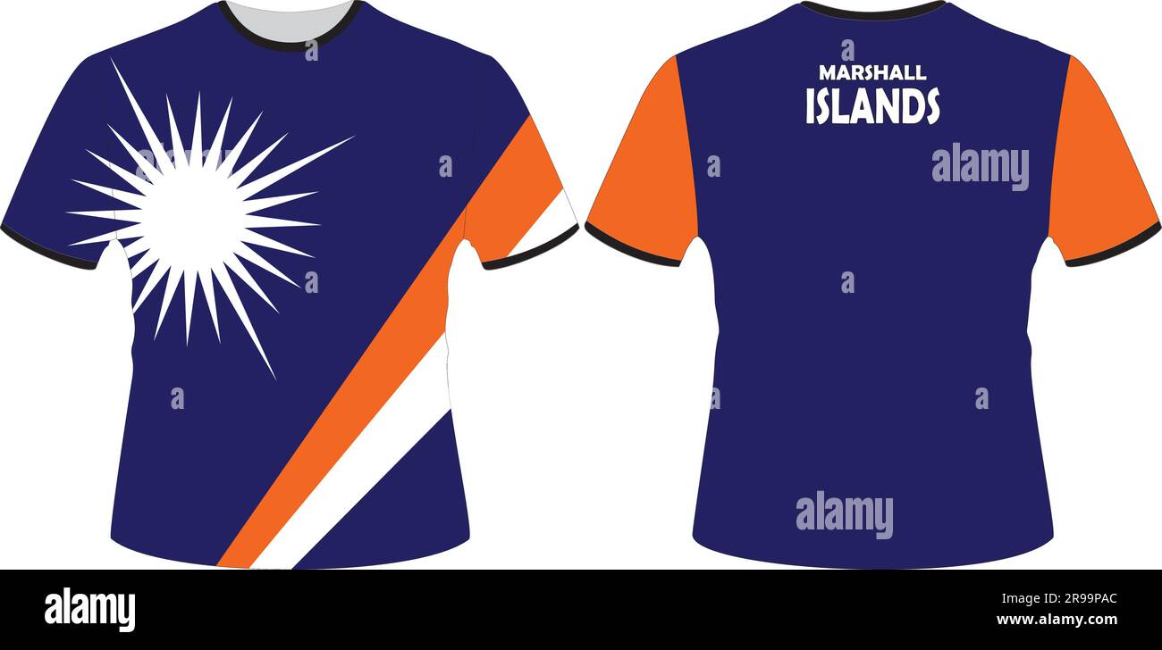 Marshall islands vintage flag Stock Vector Images - Alamy