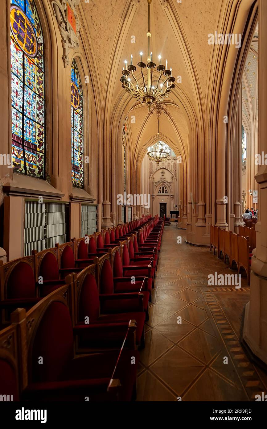 The interior of the St. Nicholas Roman Catholic Cathedral, House of ...