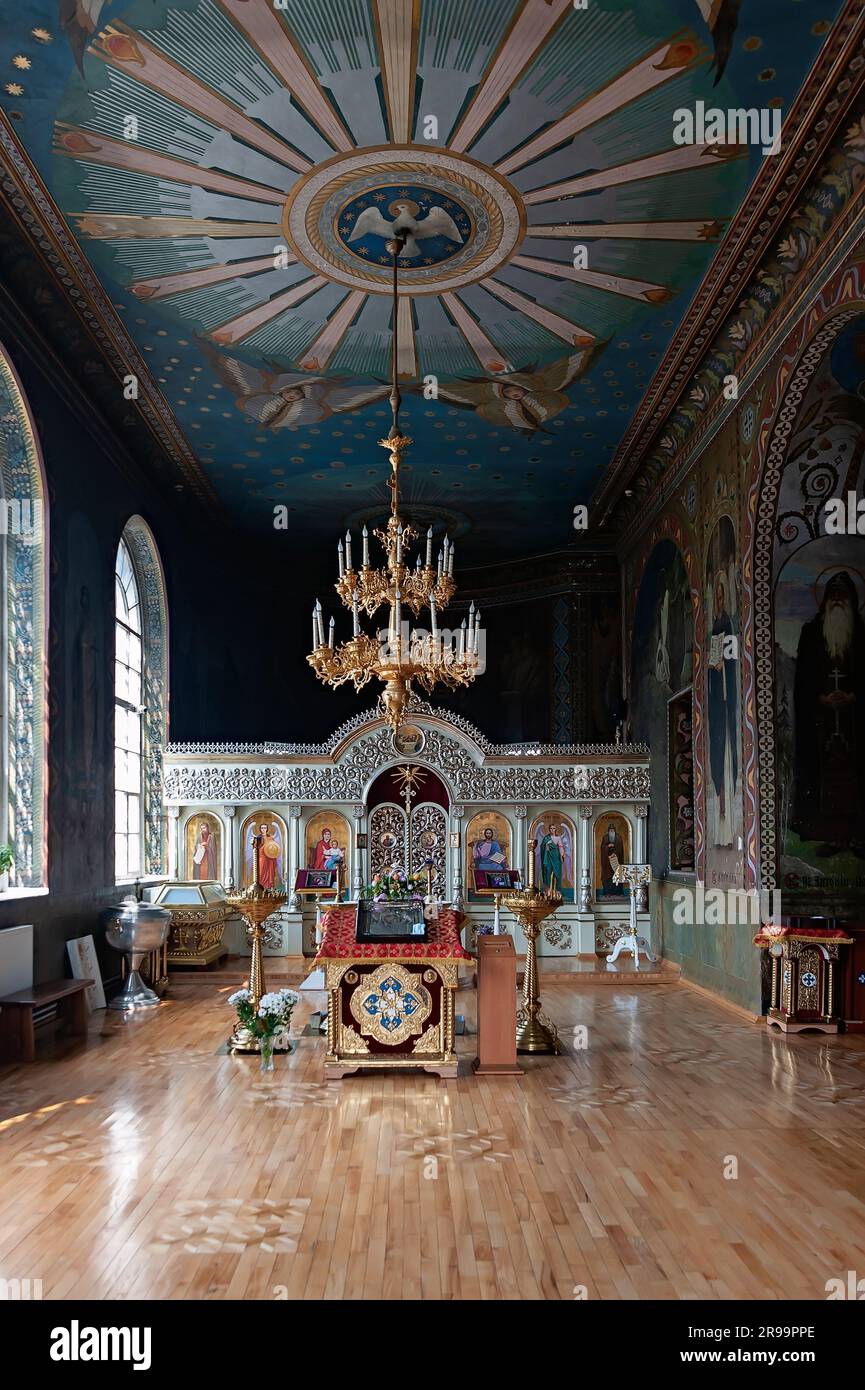 The interior of the Holy Cross Church, Kyiv, Ukraine Stock Photo - Alamy