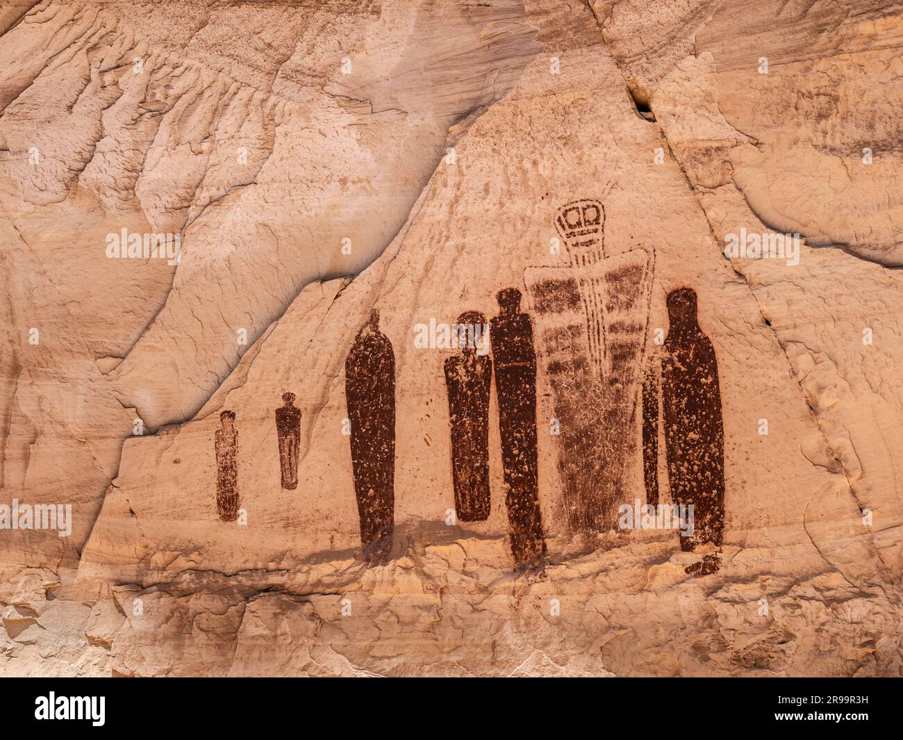 The Great Gallery pictographs, Horseshoe Canyon, Canyonlands National ...