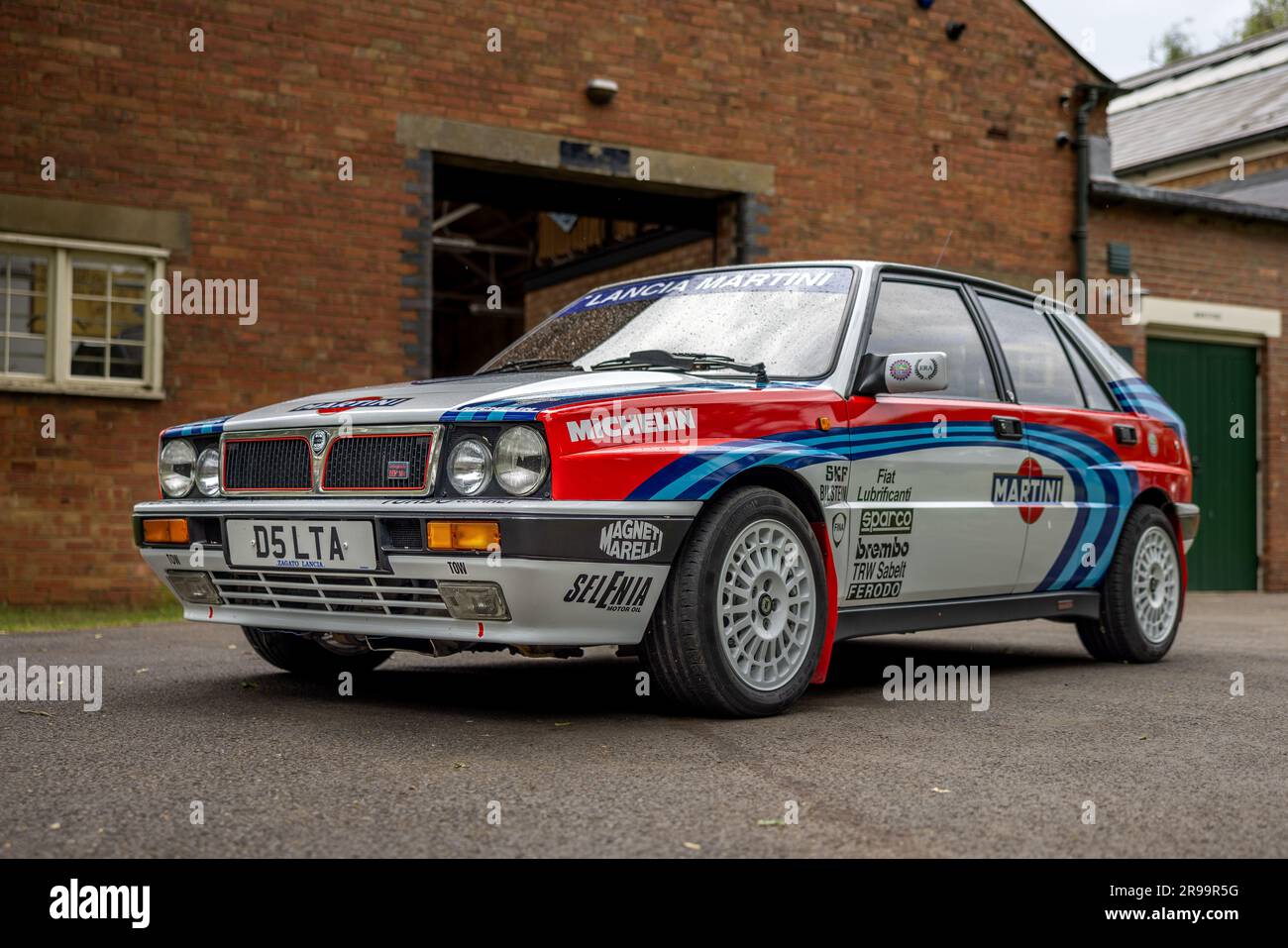 1990 Lancia Delta Integrale, on display at the Bicester Flywheel held ...
