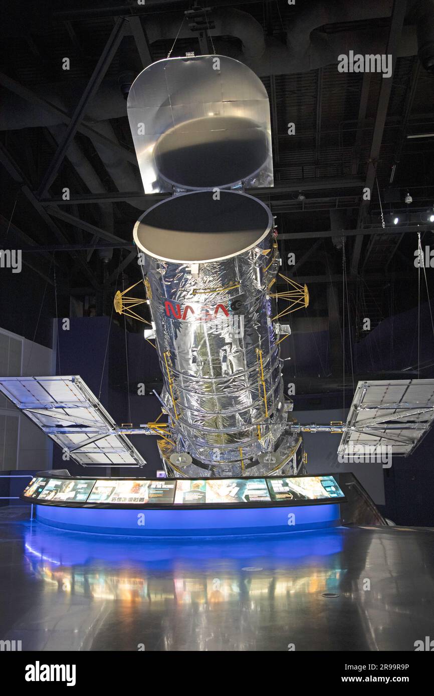 Space telescope at Kennedy Space Centre Florida Stock Photo - Alamy