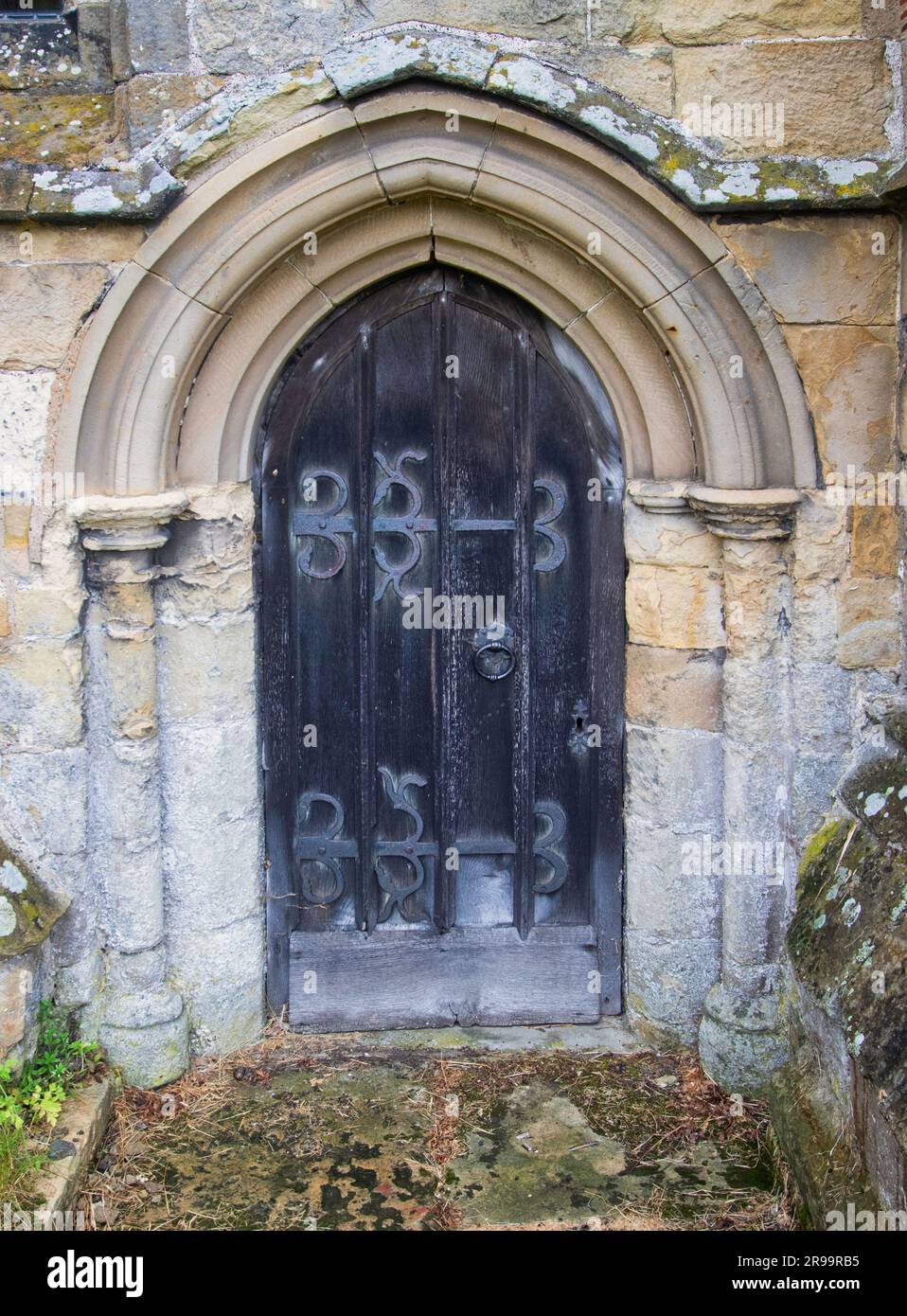 An old church door Rudston East Yorkshire Stock Photo - Alamy