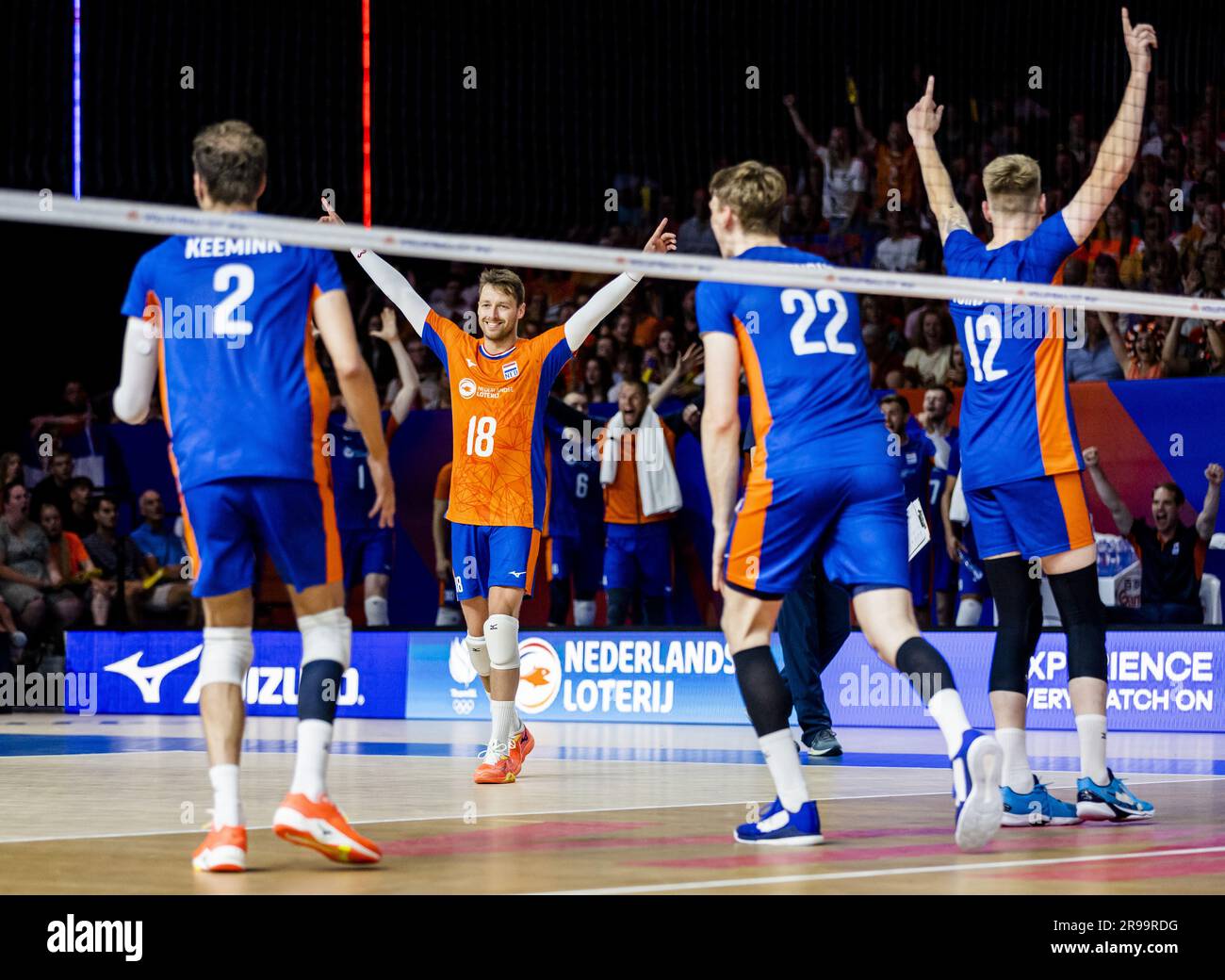ROTTERDAM - Wessel Keemink of the Netherlands, Robbert Andringa of the ...