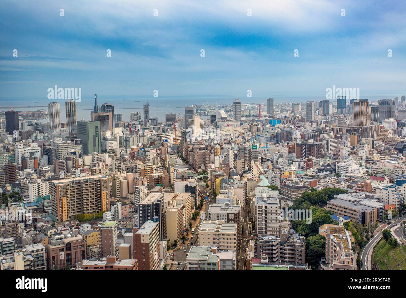 Cityscapes of Kobe city Skyline, office building and downtown of Kobe ...