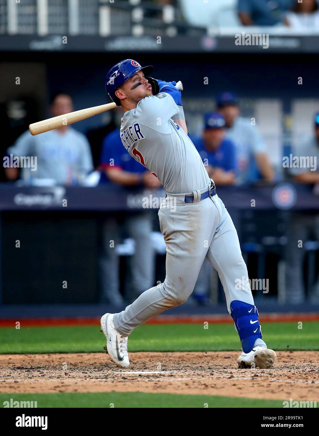 Chicago Cubs' Nico Hoerner bats during the MLB London Series match at ...