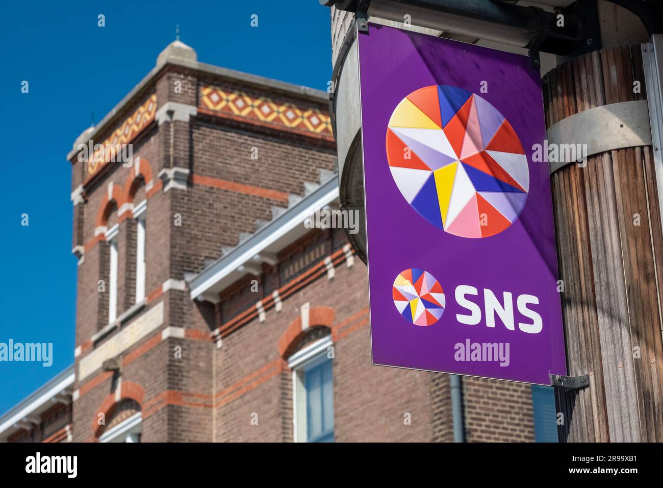 signboard of a SNS bank in the Netherlands Stock Photo - Alamy
