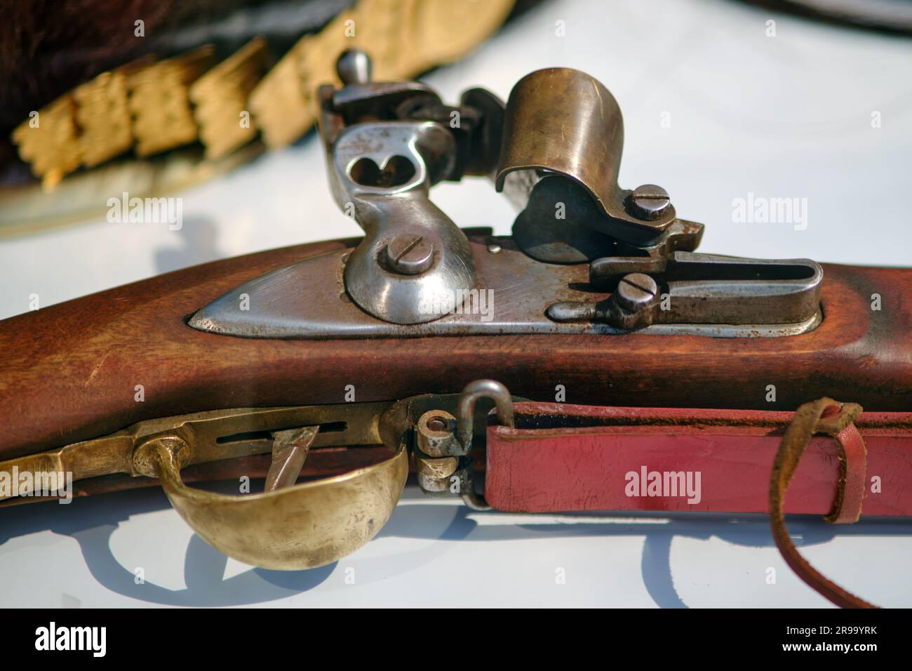 Russian soldier's rifle of the 19th century of the Napoleonic Wars ...