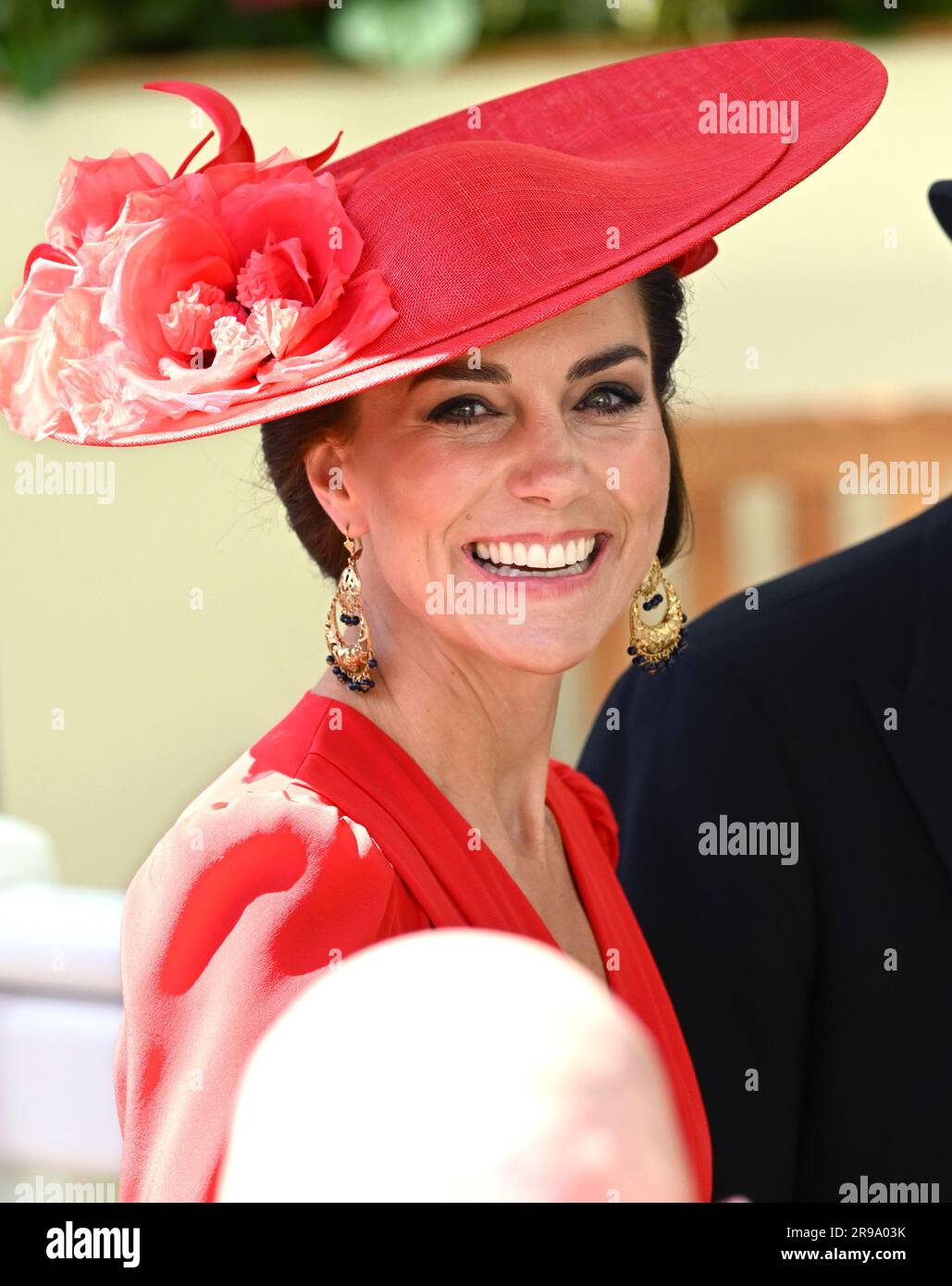 The Princess of Wales attending day four of Royal Ascot. Credit: Doug ...