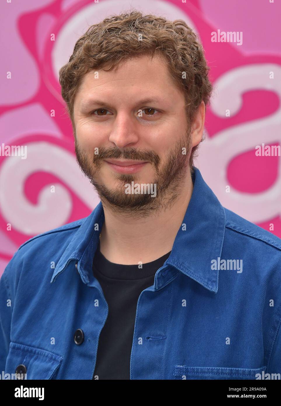 Michael Cera arrives at a photo call for "Barbie," Sunday, June 25 ...