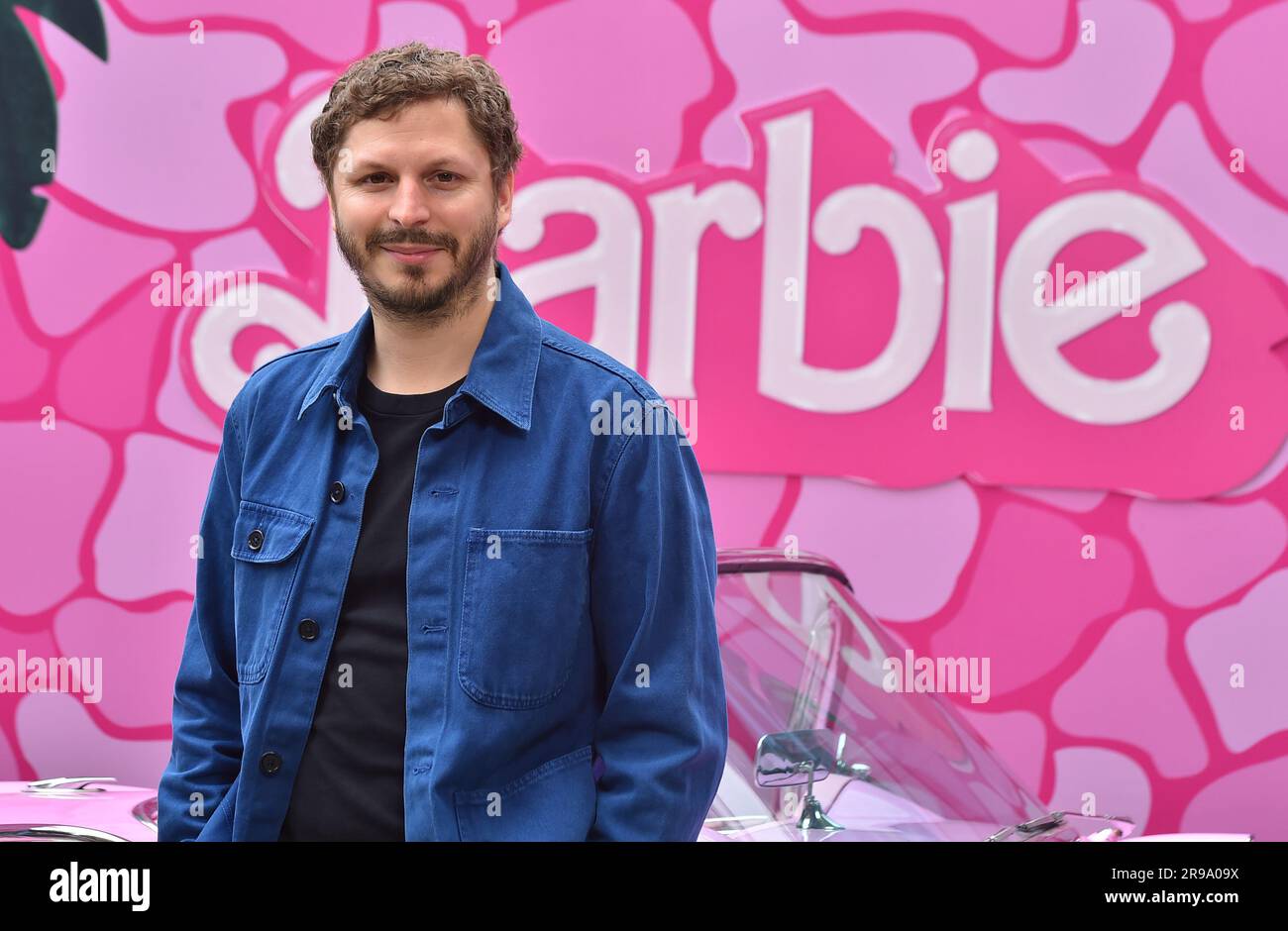 Michael Cera arrives at a photo call for "Barbie," Sunday, June 25 ...