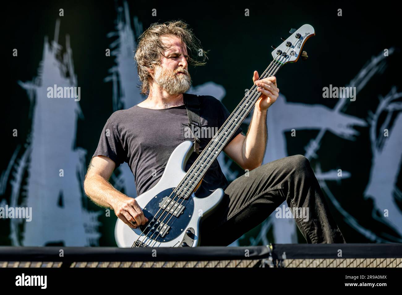 Oslo, Norway. 24th June, 2023. The Swedish heavy metal band In Flames performs a live concert ...