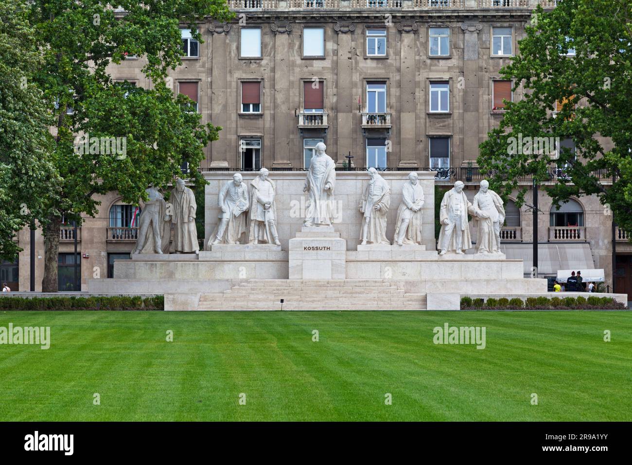 Budapest, Hungary - June 20 2018: The Kossuth Monument in the Kossuth ...