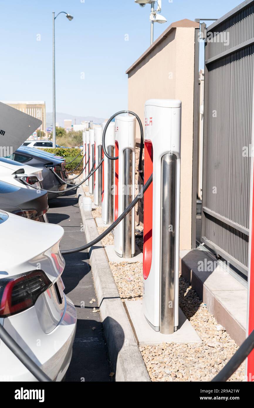 Tesla charging station Stock Photo - Alamy