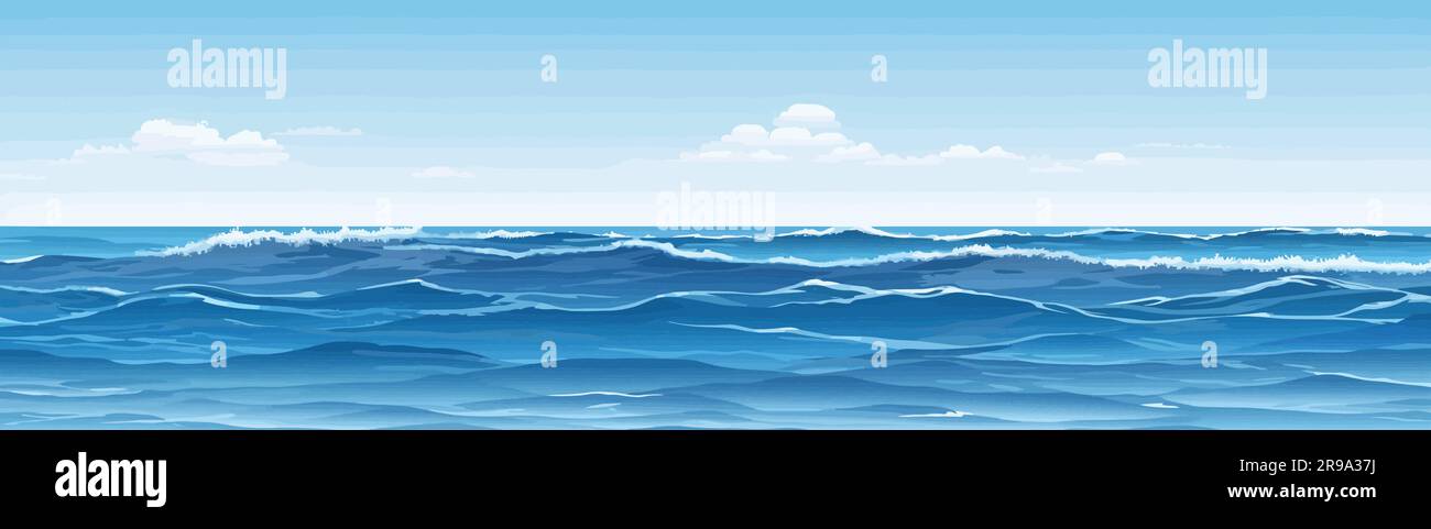 Calm sea ocean river ripple Stock Vector Images - Alamy