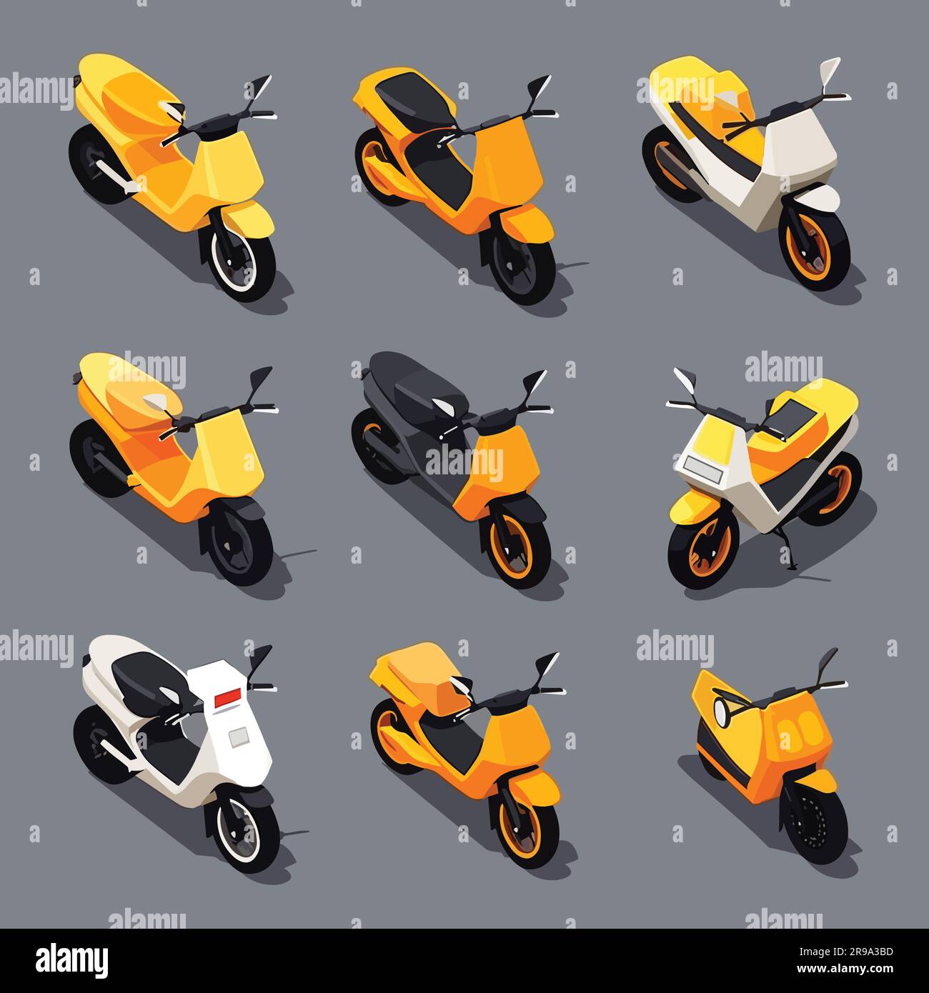 Motor bike bikes Stock Vector Images - Alamy