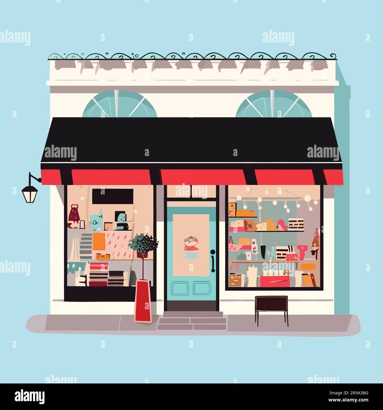 Store front vector hi-res stock photography and images - Alamy