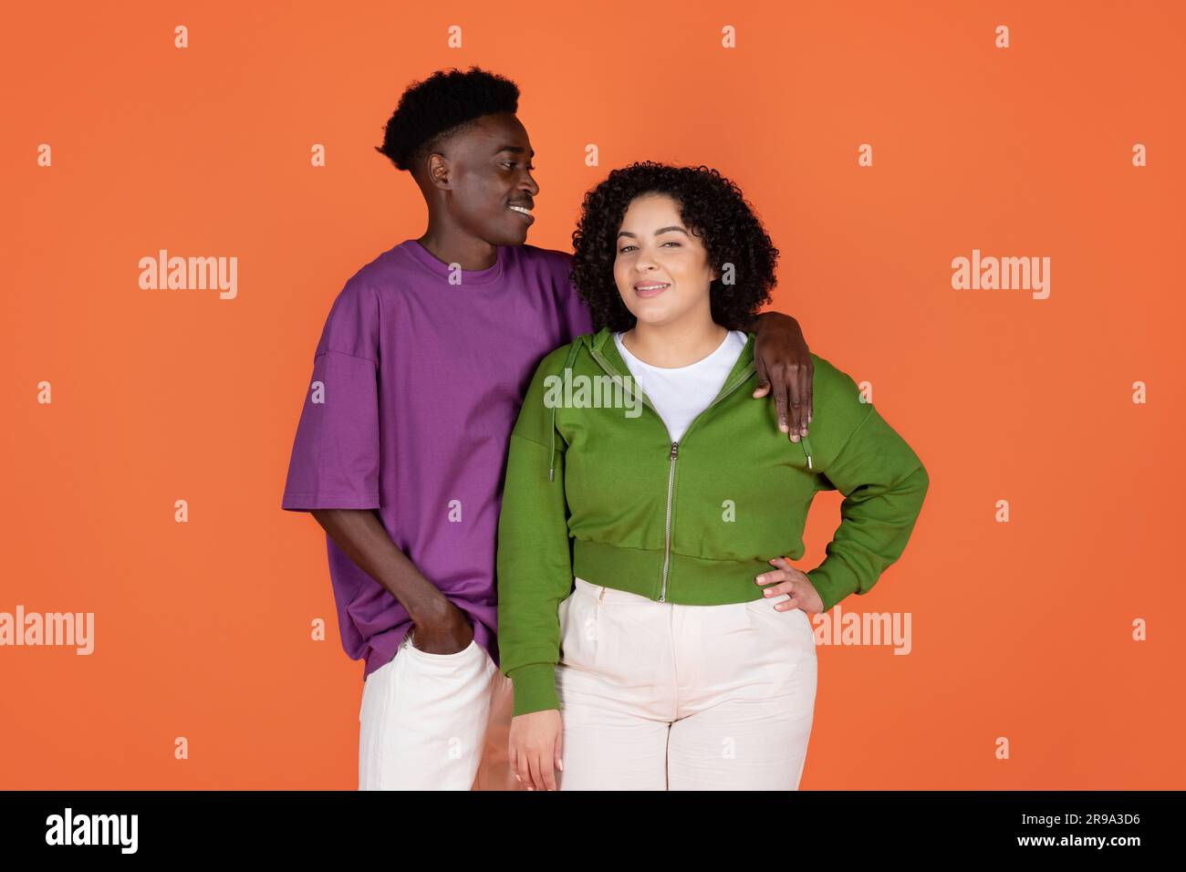 Portrait loving multicultural family hi-res stock photography and ...