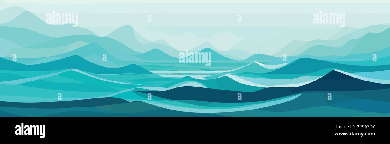 Calm sea ocean river ripple Stock Vector Images - Alamy