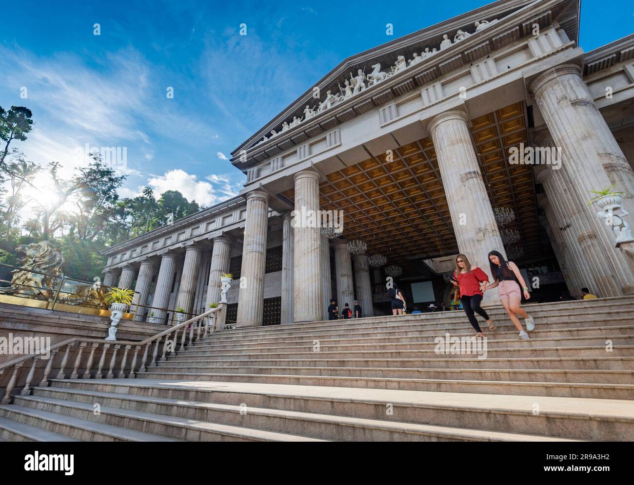 Cebu City,The Philippines-January 18th 2023: Visitors to the Romanesque ...