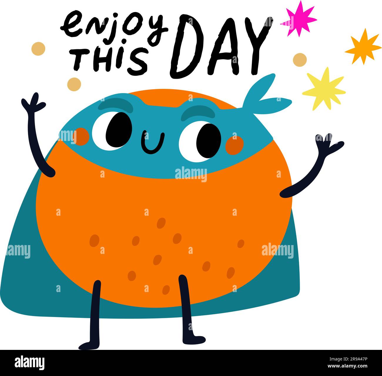 Cute fruits character emblem. Superhero orange. Food hero mascot ...