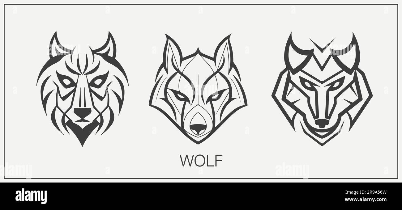 Fox monogram logo hi-res stock photography and images - Alamy