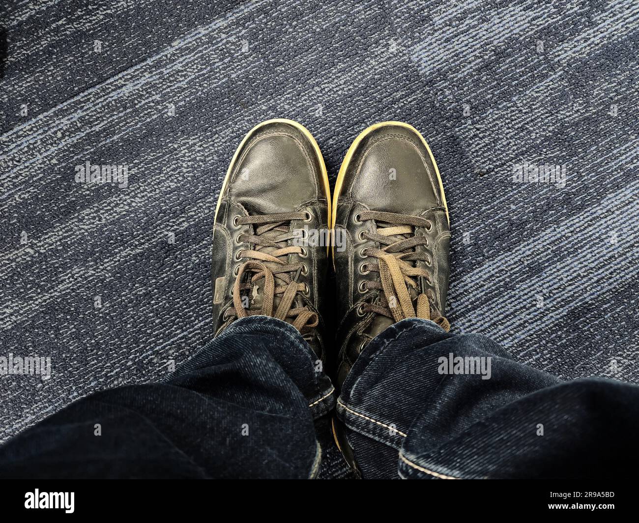 Aerial top view dark colored hi-res stock photography and images - Alamy