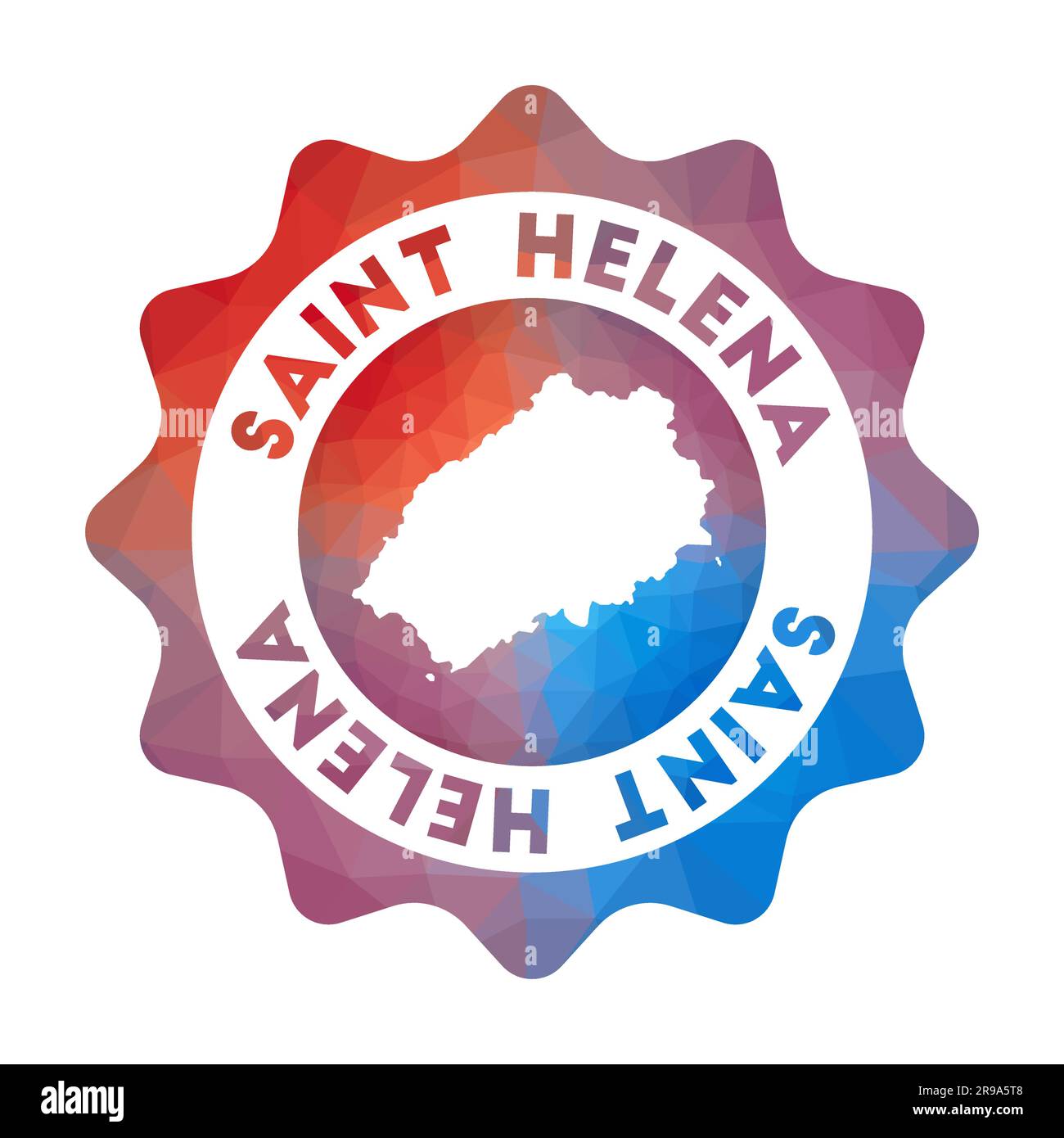 Saint helena island map Stock Vector Images - Alamy