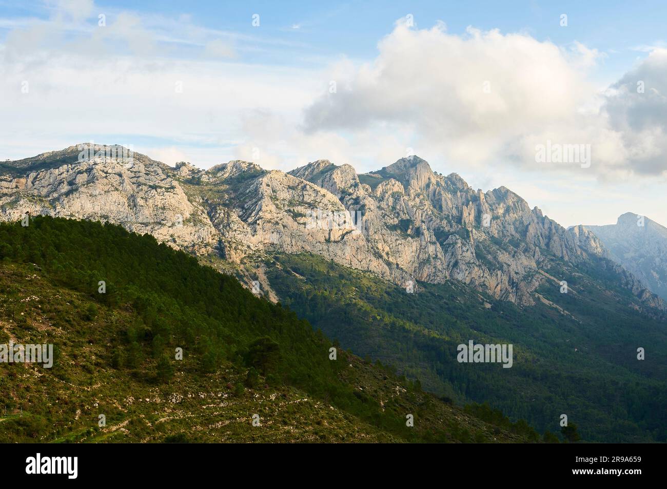 Costa blanca mountain range hi-res stock photography and images - Alamy