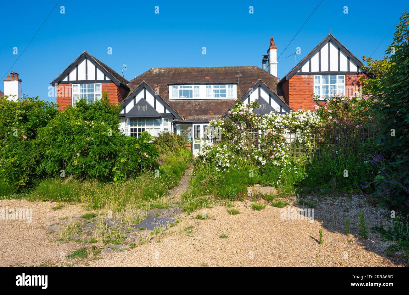 Exterior of Rustington Manor Hotel, a small hotel in the seaside town ...