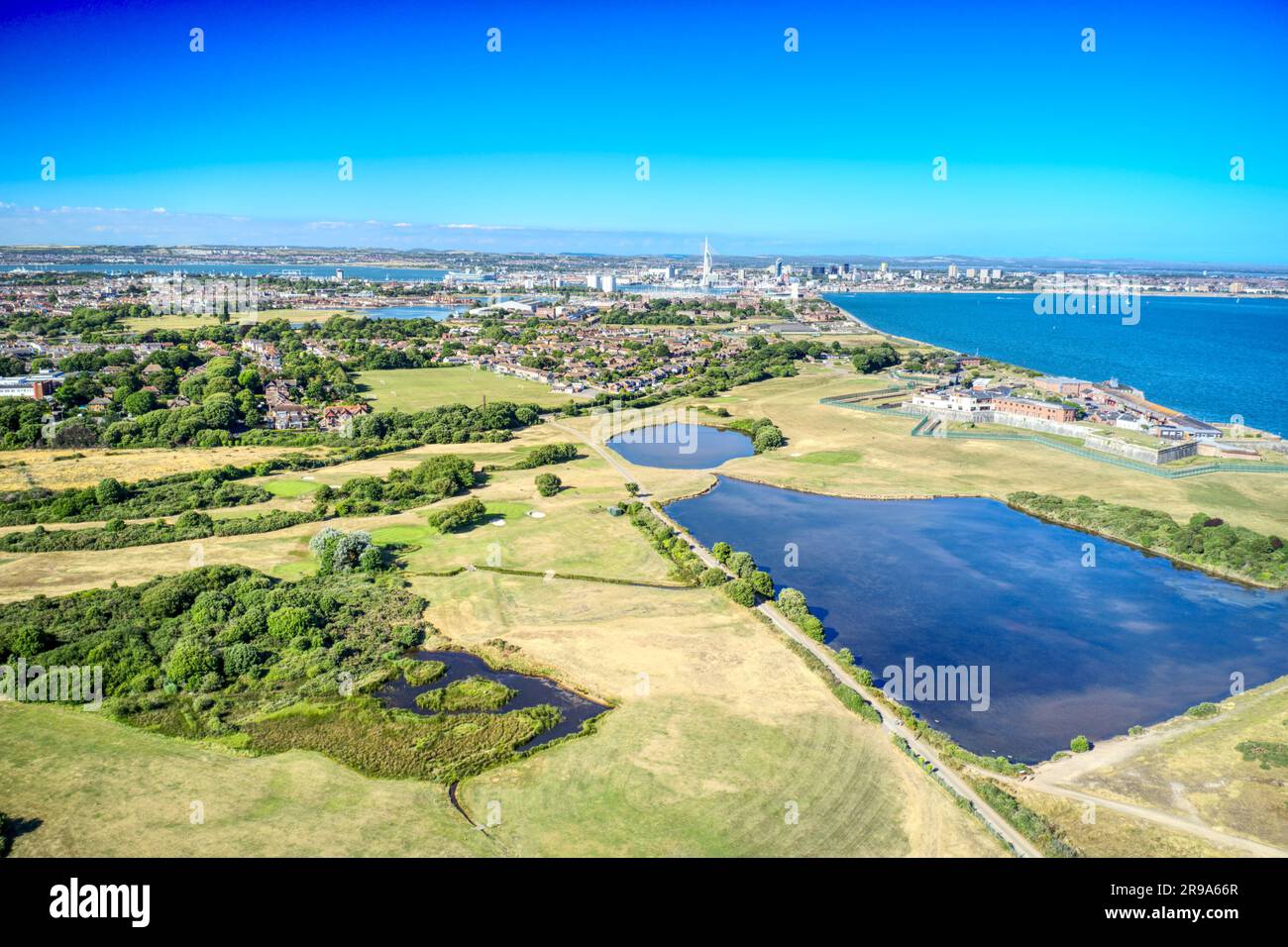 Gosport and stokes bay golf course hi-res stock photography and images ...