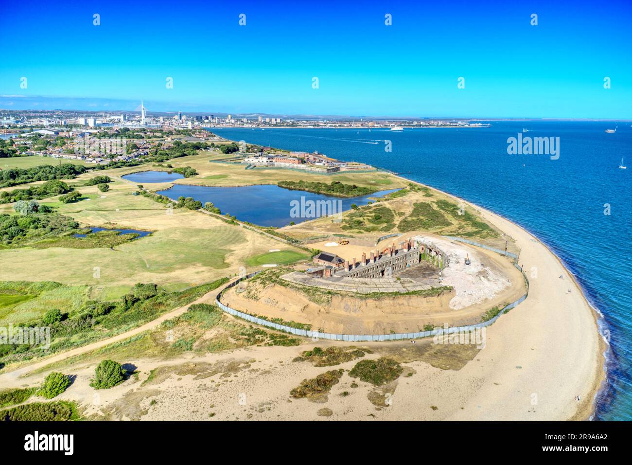 Gosport and stokes bay golf course hi-res stock photography and images ...