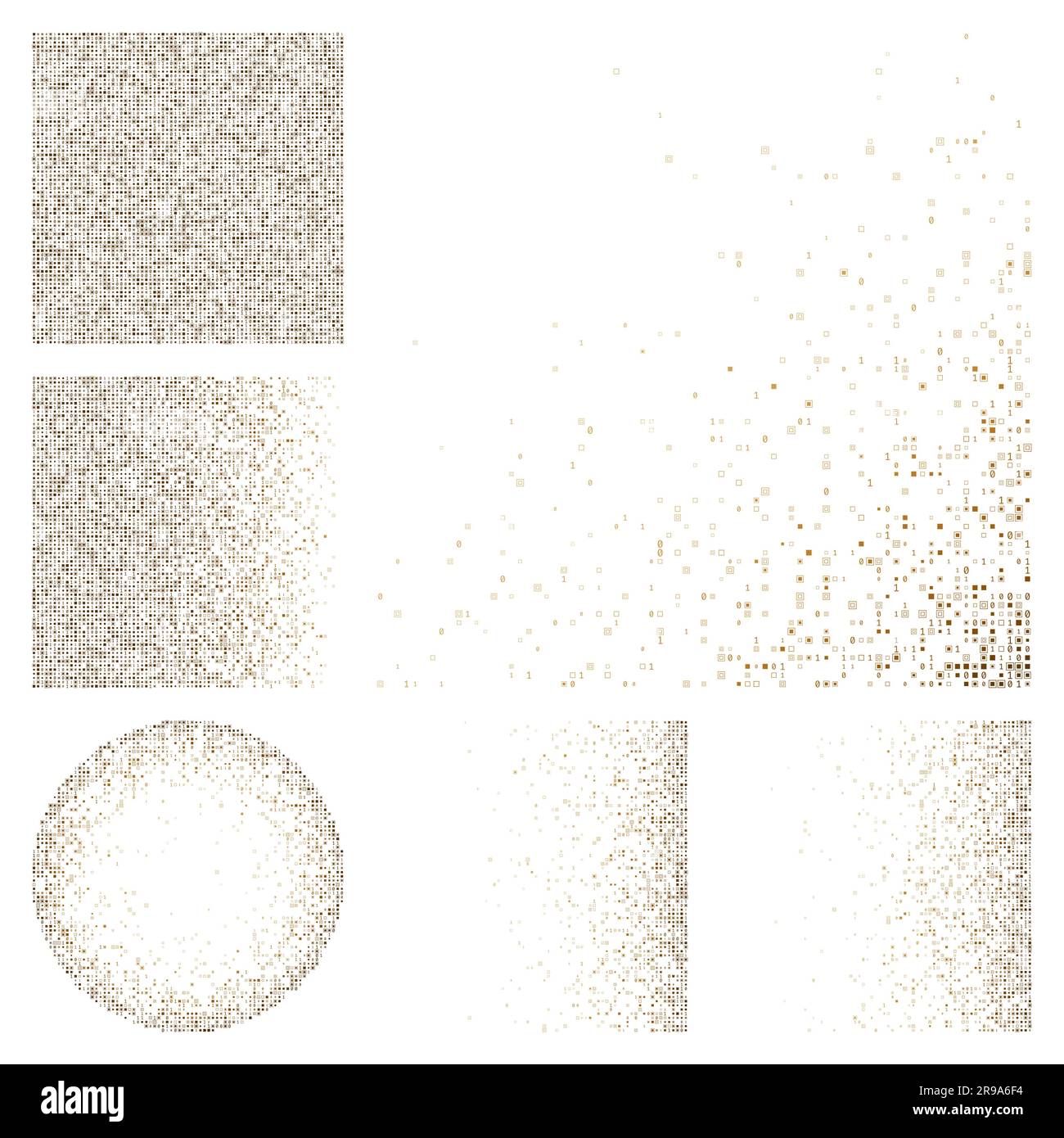 Vibrant blue abstract tech Stock Vector Images - Alamy