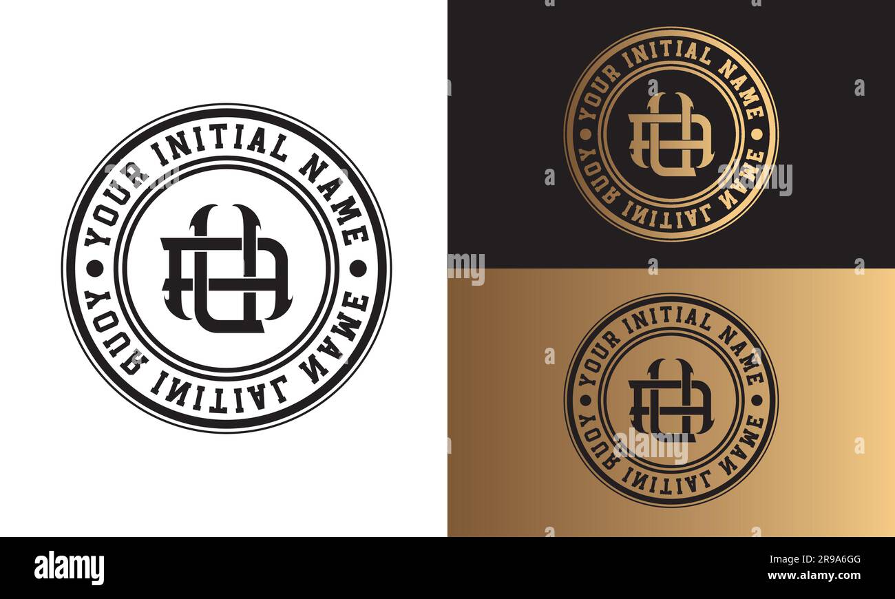 Luxury Initial AU or UA Monogram Letter Text Logo Streetwear Fashion AU ...