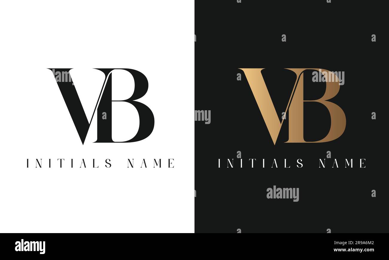 Letter bv logo hi-res stock photography and images - Alamy