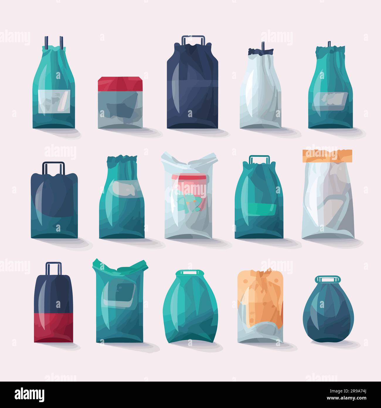 Clear plastic texture Stock Vector Images - Alamy