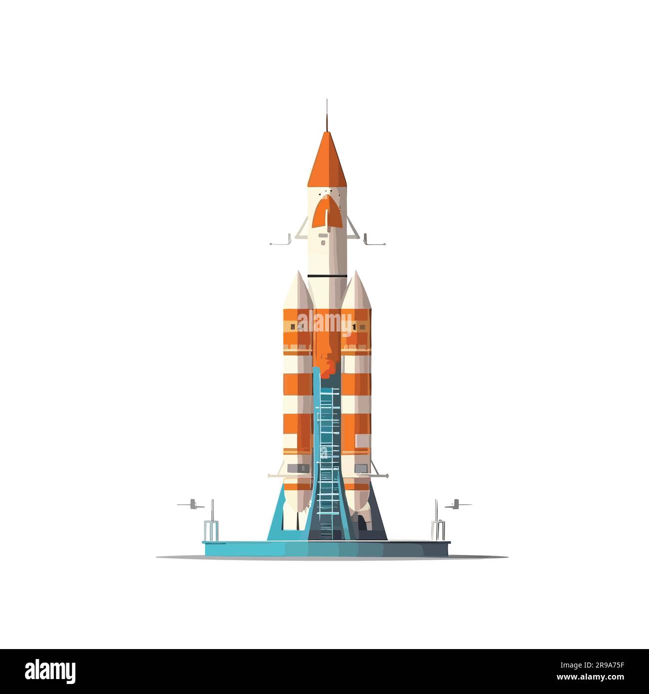 Space launch pad Stock Vector Images - Alamy