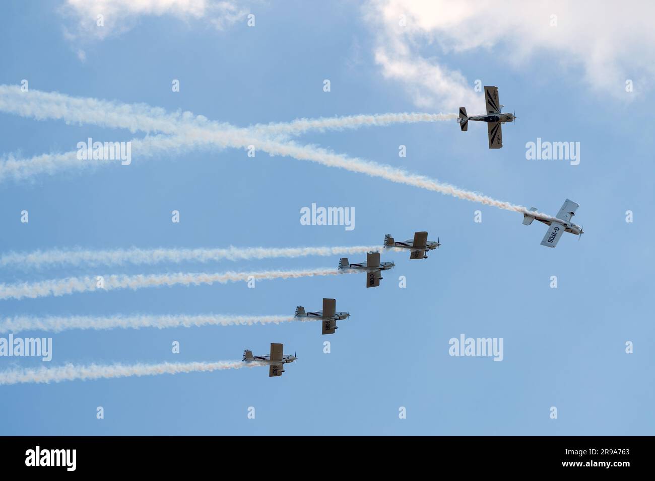 Team Raven perform during the annual Duxford Summer Air Show at IWM ...