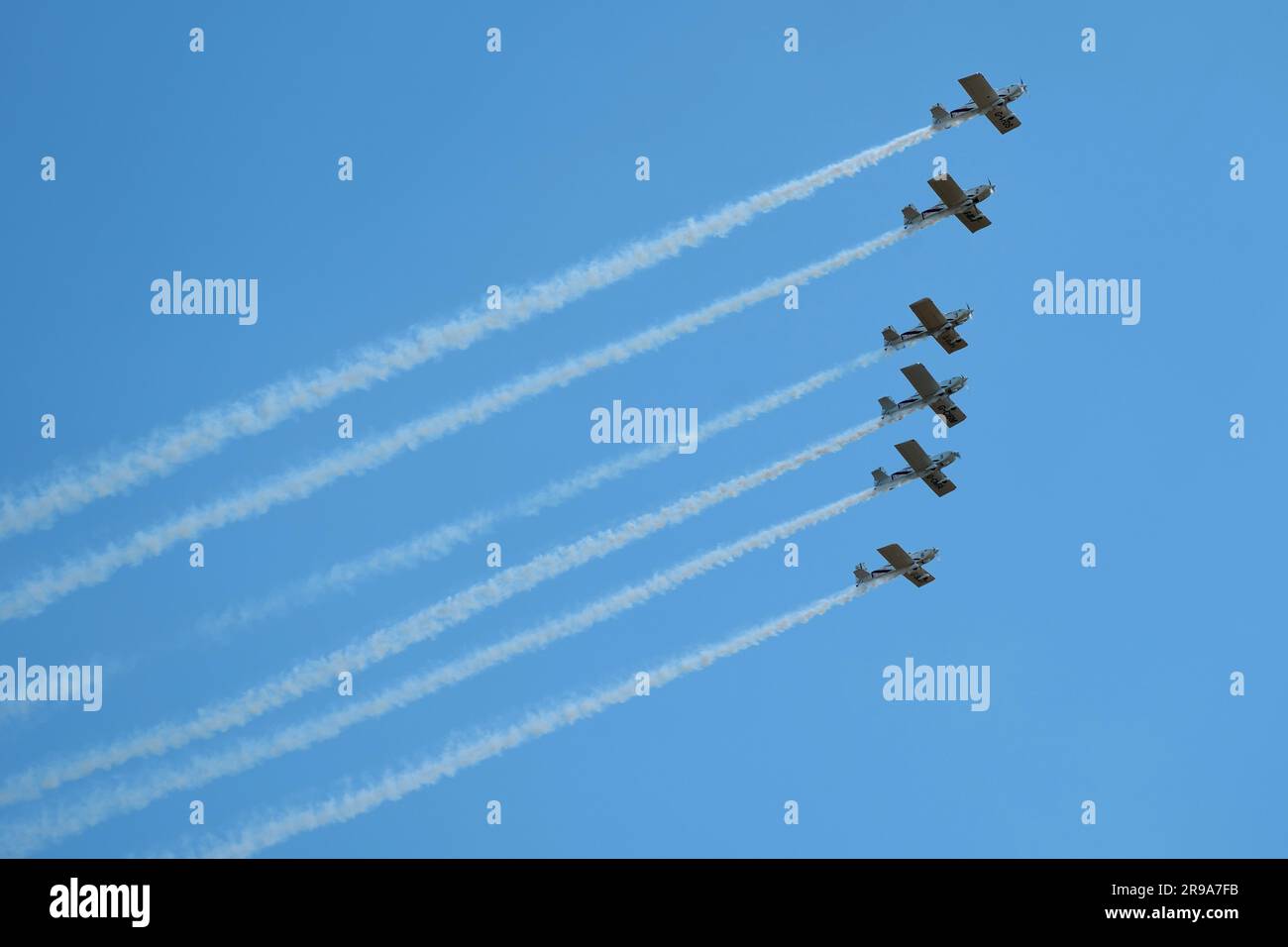 Team Raven perform during the annual Duxford Summer Air Show at IWM ...