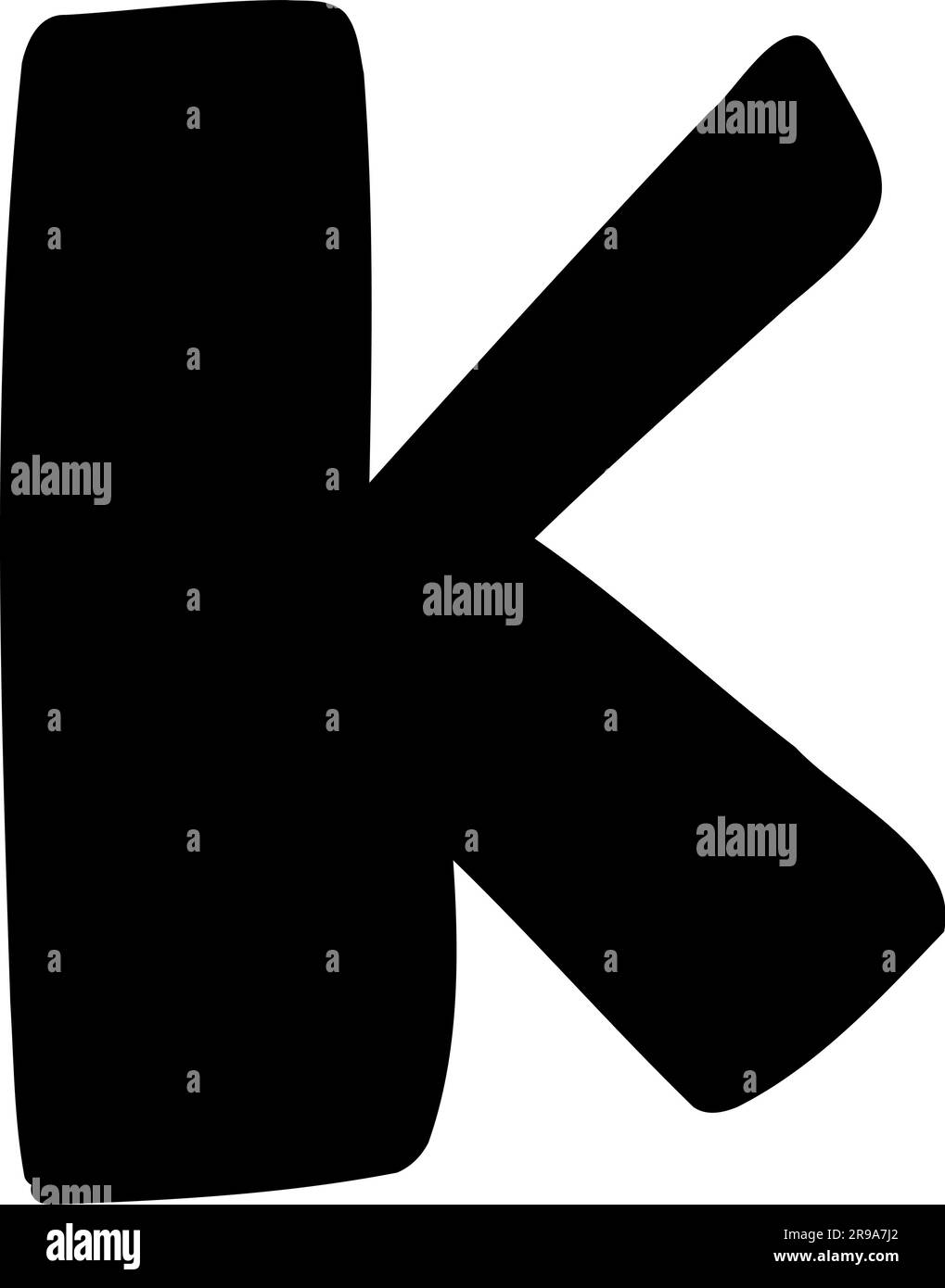 Bold K letter latin english Stock Vector Image & Art - Alamy