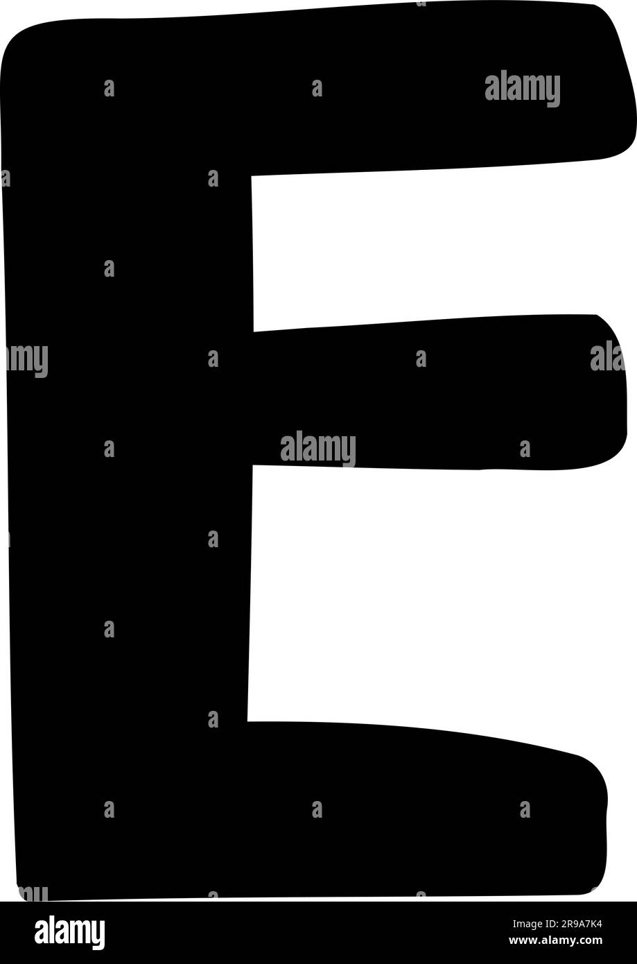 Bold E letter latin english Stock Vector Image & Art - Alamy