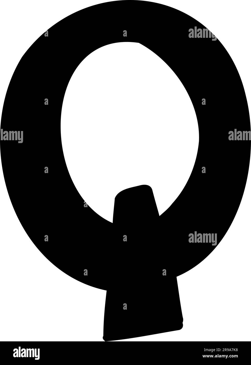 Bold Q letter latin english Stock Vector Image & Art - Alamy
