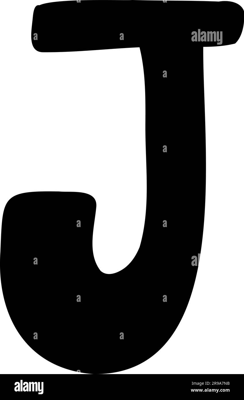 Bold J letter latin english Stock Vector Image & Art - Alamy