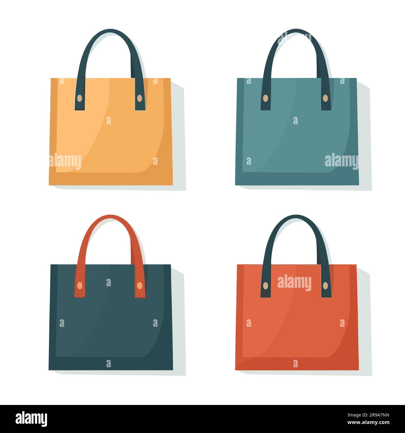 Tote bag vector vectors Stock Vector Images - Alamy