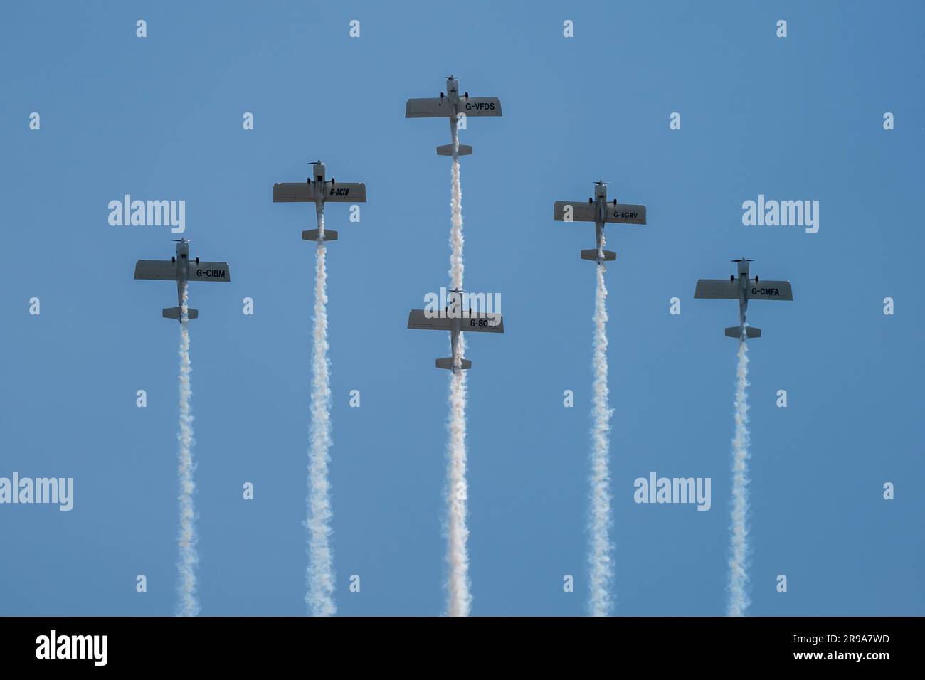 Team Raven perform during the annual Duxford Summer Air Show at IWM ...