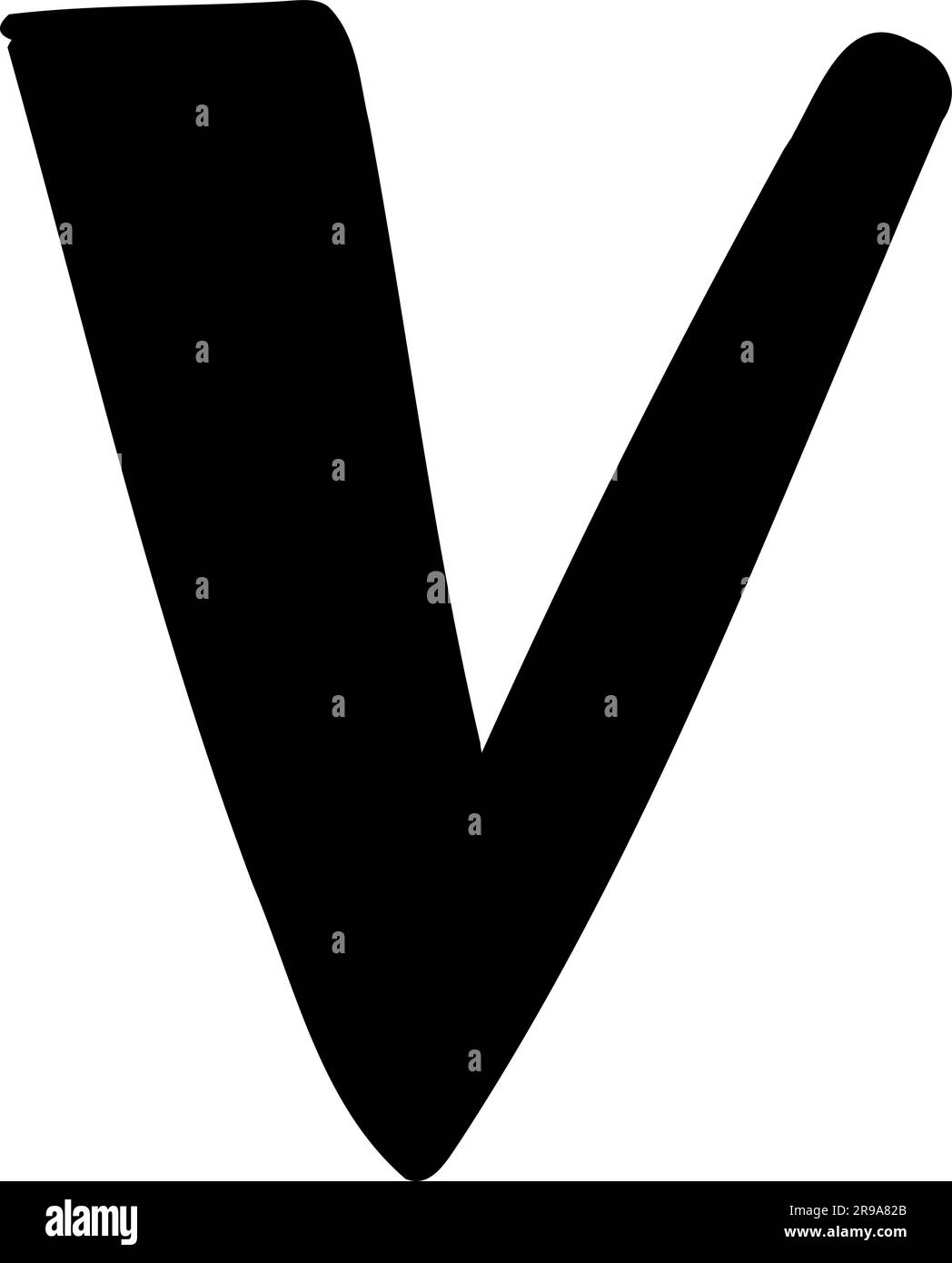 Bold V letter latin english Stock Vector Image & Art - Alamy